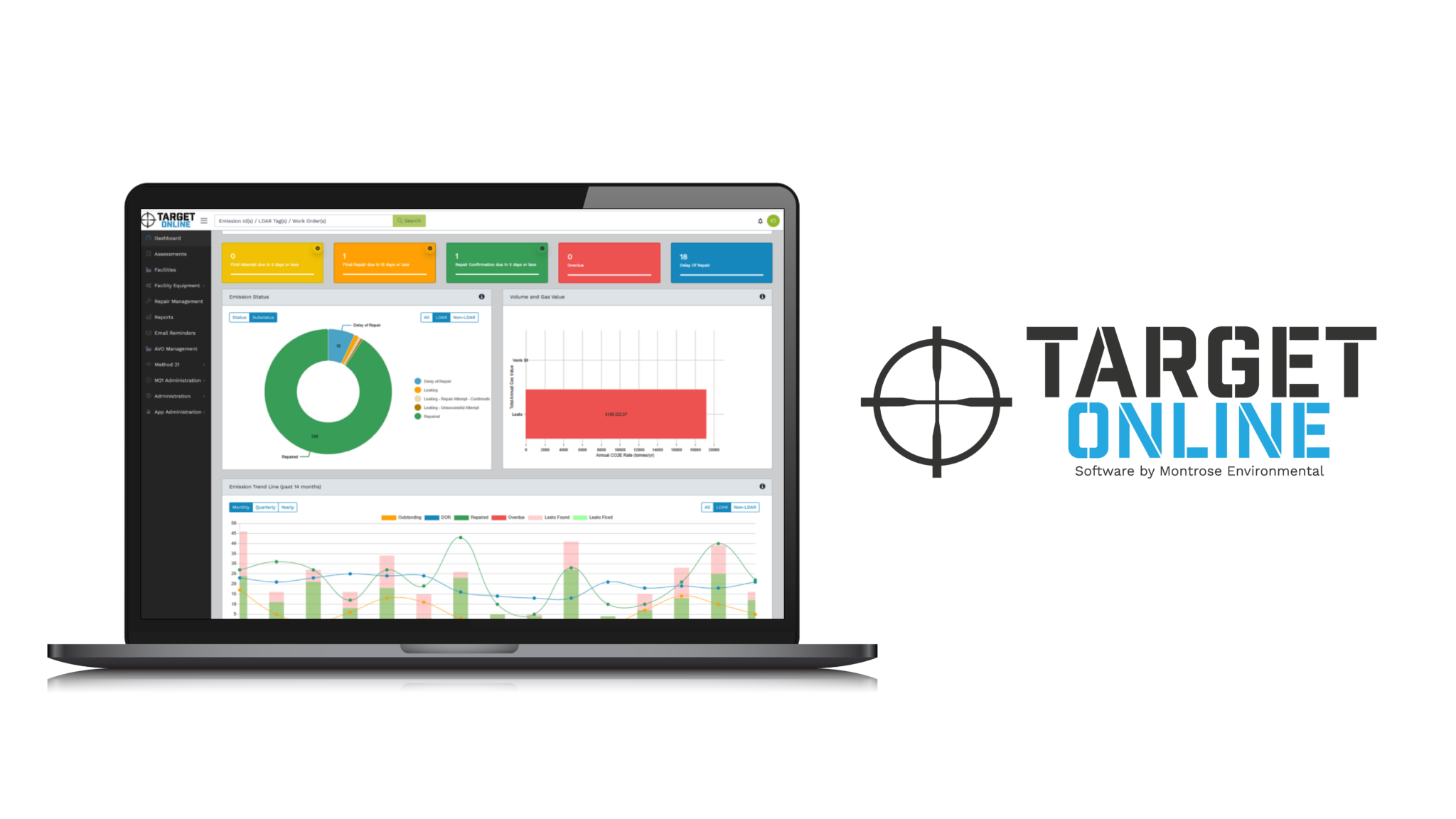 Streamlined Emissions Data Tracking with Target Online